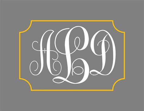 Creating Monograms