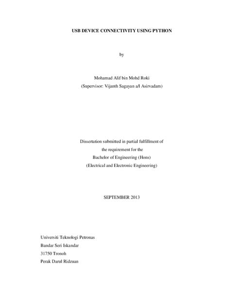 Fillable Online Usb Device Connectivity Using Python Utpedia Fax Email Print Pdffiller