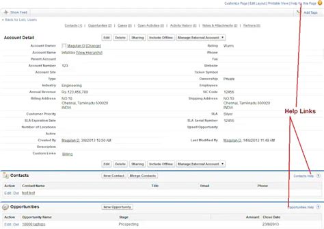 Help Links In Salesforce Infallibletechie