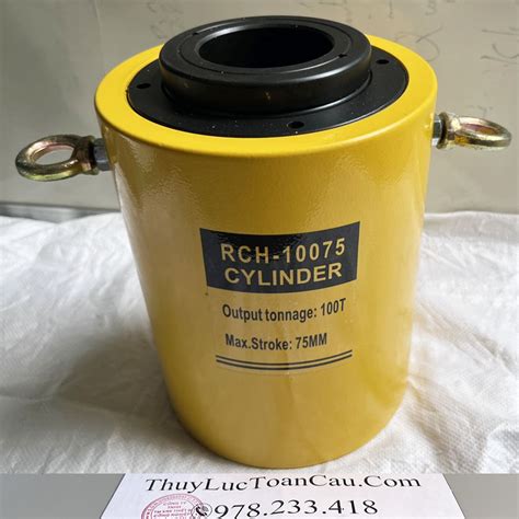 Kích Thủy Lực Tct Rch 10075 Rỗng 100 Tấn Hành Trình 75mm