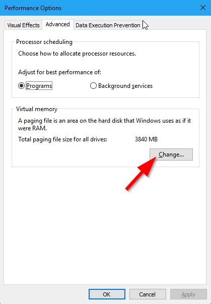 cara setting virtual memory di windows 10 windowsku