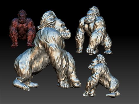 Stl File King Kong 3d Model 🤴 ・model To Download And 3d Print・cults