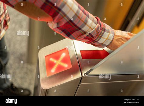 Close Up Of A Person Accessing By Code Access Control Access Denied Stock Photo Alamy