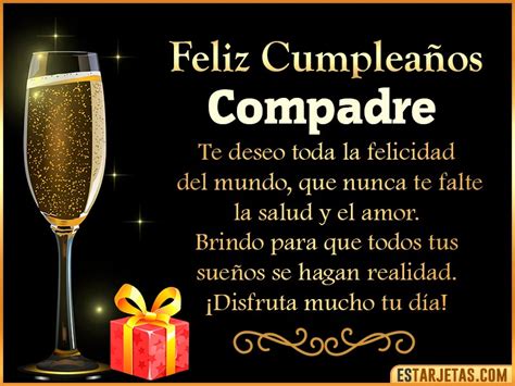 Feliz Cumpleaños Compadre Imágenes  Tarjetas Y Mensajes