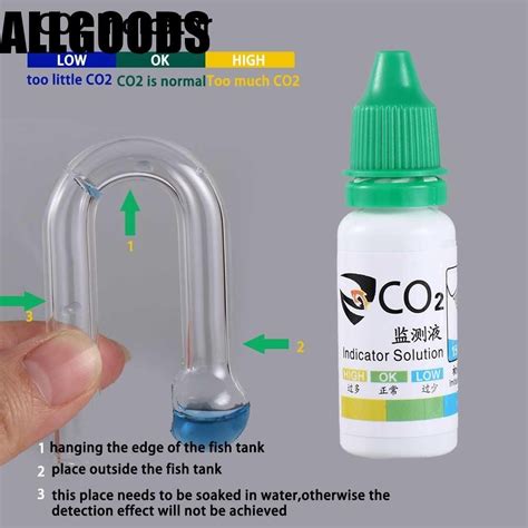 Allgoods Co2 Diffuser Diy Kit Co2 เครื่องทดสอบตัวบ่งชี้ Ph อุปกรณ์เสริม