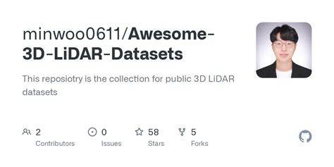 Github Minwoo0611 Awesome 3d Lidar Datasets This Reposiotry Is The