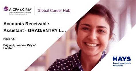 Accounts Receivable Assistant Gradentry Level Role Job With Hays Aandf