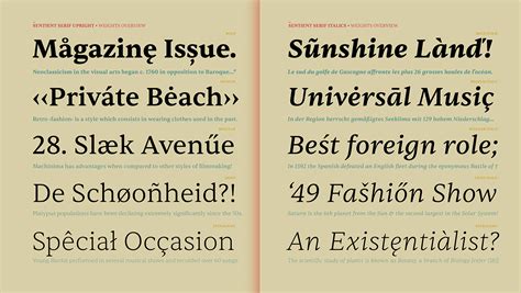 Sentient Typeface Behance