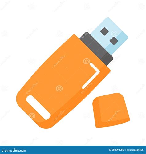 Universal Serial Bus Modern Flat Icon Of Usb External Storage Device Stock Illustration