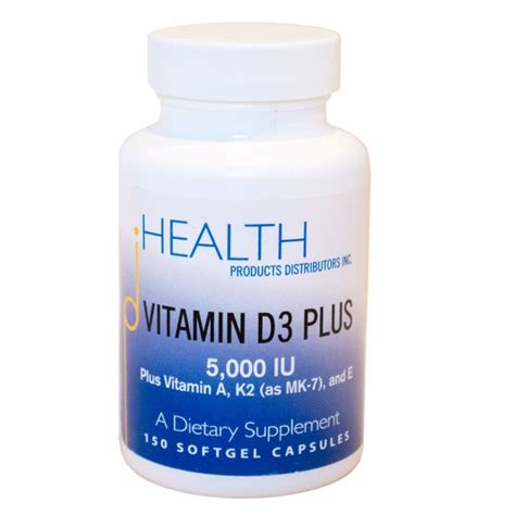 Vitamin D3 Plus 150 Softgels Health Products Distributors