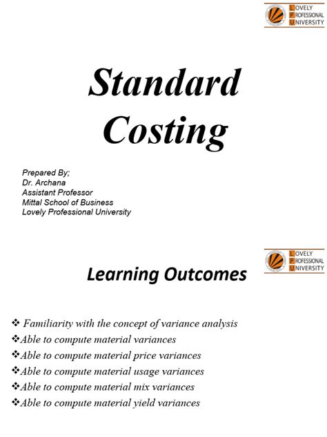 Variance Pdf Variance Business Economics