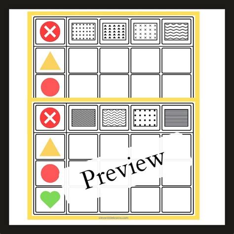 shape and pattern matching activity color and pattern recognition for