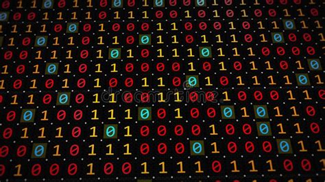 Background Based On Binary Code Technology Protecting Digital Data