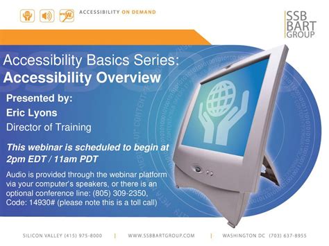 Accessibility Basics Series: Accessibility Overview - ppt download