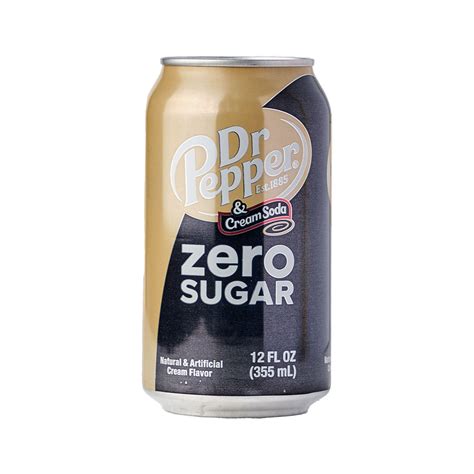 Bebida Gaseosa Zero Sabor Crema Drpepper Lata 355 Ml Auto Mercado