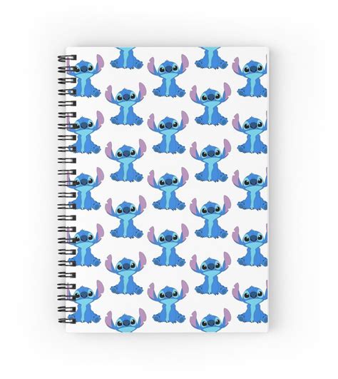 Stitch Pattern Spiral Notebook By Megan Olivia
