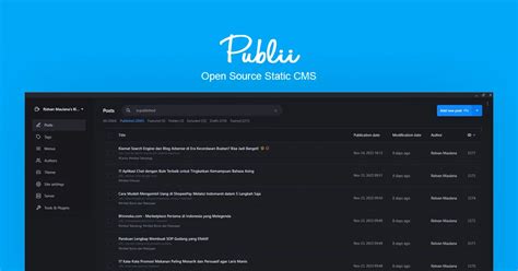 Cara Membuat Blog Gratis Dengan Publii X Cloudflare Pages