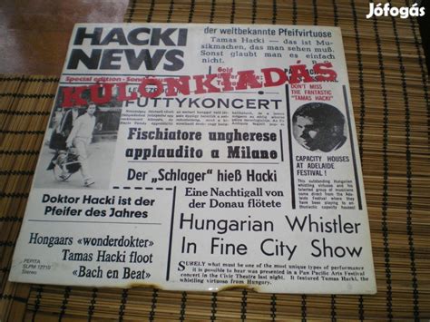 Hacki Tamás 1983 Bakelit Lemez Lp újszerű Xiv Kerület Bakelit Cd
