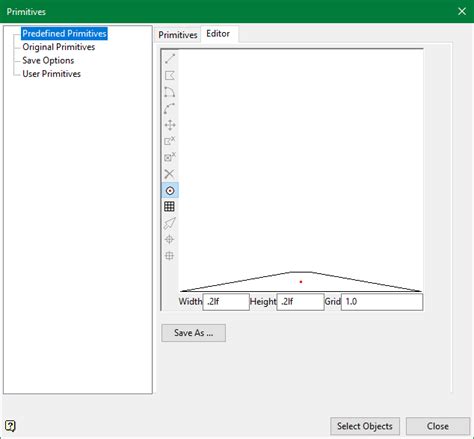 Vulcan Design Attribute Edit Createedit Primitives