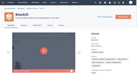Stackit On Linkedin Hubspot App Marketplace