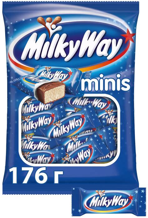 Конфеты шоколадные Milky Way Minis 176 г - купить с доставкой по ...