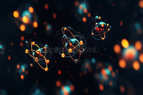 Dynamic Representation Of Atomic Structures With Glowing Particles In A