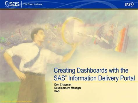 Creating Dashboards With The Sas Information Delivery Portal Ppt