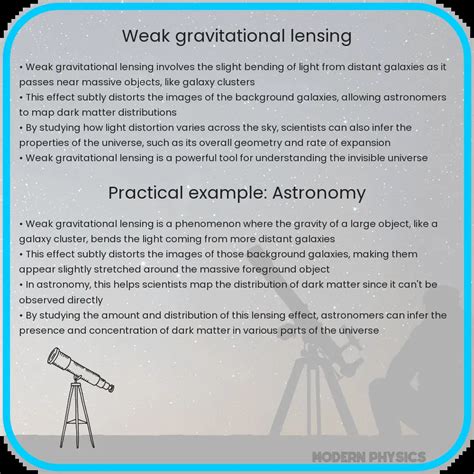 Weak Gravitational Lensing Universe Mapping Dark Matter And Cosmology