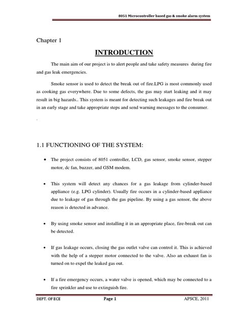 8051microcontroller Based Gas And Fire Alarm Systemfinal Rep Pdf Gsm Power Supply