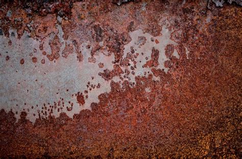 Abstract Rust Pattern On Metal Texture Background Stock Image Image