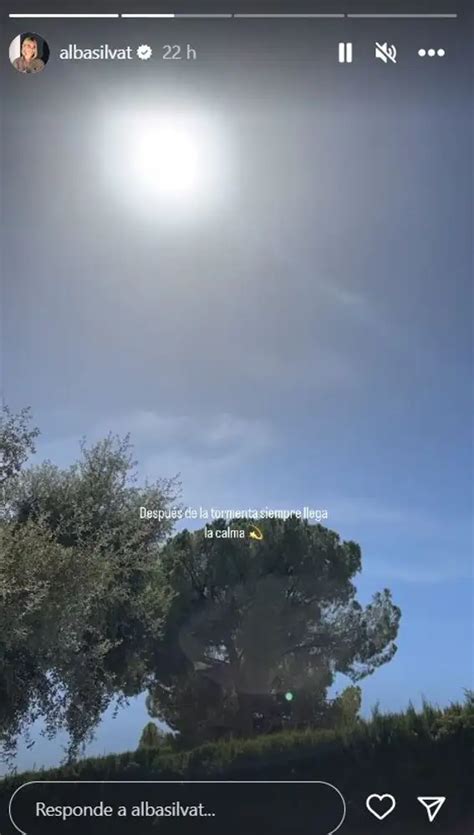 Alba Silva Publica Dos Fotos Desde Su Casa Que Reflejan Cómo Se