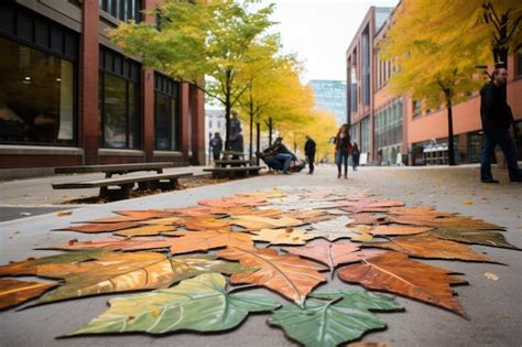 Premium Ai Image Transforming The Urban Landscape Leaf Removal
