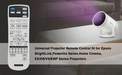 Universal Projector Remote Control Compatible For Epson