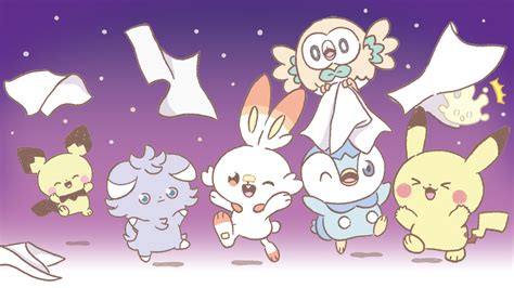 Espurr Milcery Pichu Pikachu Piplup Rowlet Scorbunny Nintendo Pokemon Commentary