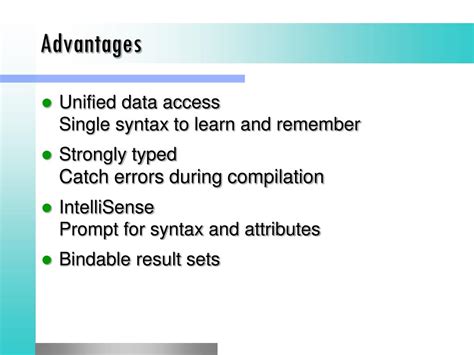 Ppt Linq Powerpoint Presentation Free Download Id5527249