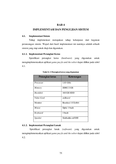 Pdf Bab 4 Implementasi Dan Pengujian Sistem