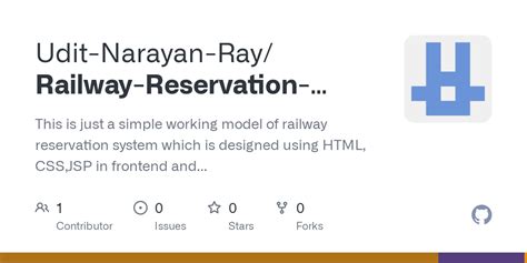 github udit narayan ray railway reservation system this is just a