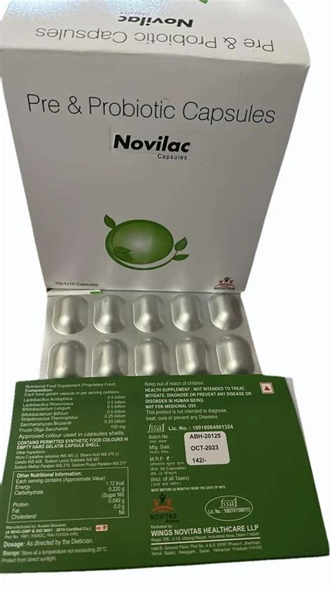 Novilac Pre Probiotic Capsules At ₹ 190box Pharmaceutical Capsules