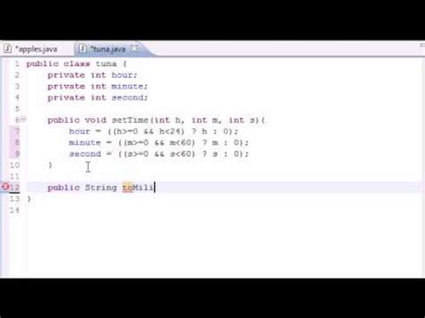 Java Programming Tutorial Time Class YouTube