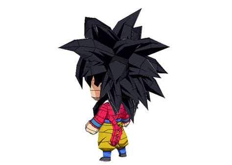 Chibi Goku Ssj 4 Dragon Ball Kit168 Shop Đồ Chơi Mô Hình Giấy Papercraft Toy