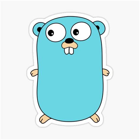 Go Golang Gopher Sticker For Sale By Vladocar Redbubble
