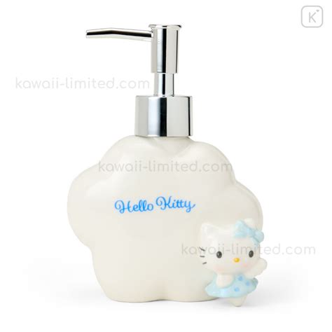 Japan Sanrio Soap Bottle Hello Kitty Angel Blue Kawaii Limited