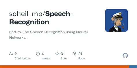 GitHub Soheil Mp Speech Recognition End To End Speech Recognition Using Neural Networks