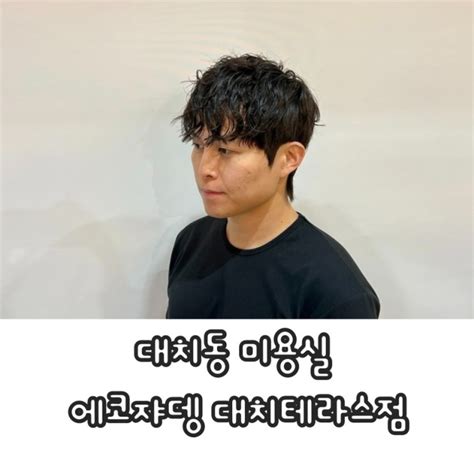 대치동 미용실 에코쟈뎅 대치테라스점 미미 디자이너 남자디자인펌 후기 네이버 블로그