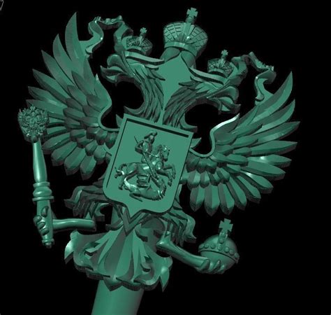 Gerb Russia 4 Russian Coat Of Arms 3d Model 3d Printable Cgtrader