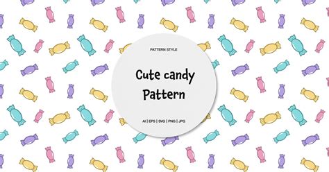 Cute Candy Pattern Patterns Ft Seamlesspattern And Cute Envato