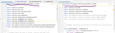 Android Basics Livedata Missing Package Declaration In Gameviewmodel