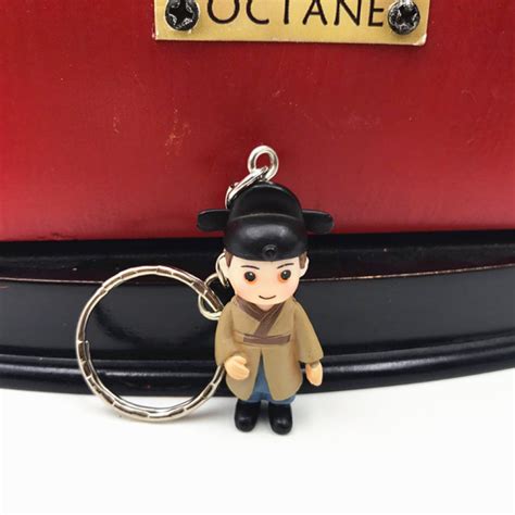 Cute Pvc Korean Couple Keychains