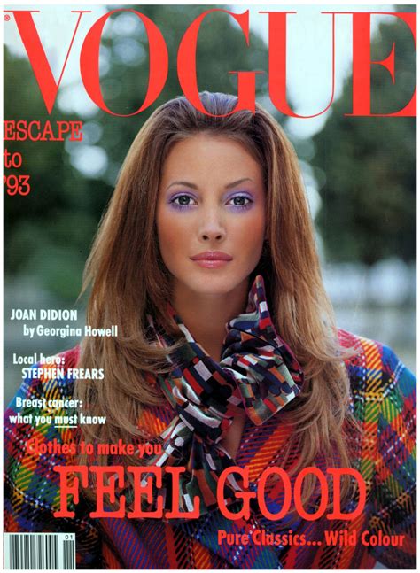 Christy Turlington Vogue Cover 1993 © Pleasurephoto
