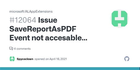 Issue SaveReportAsPDF Event Not Accesable Because Of File Save To Path Issue